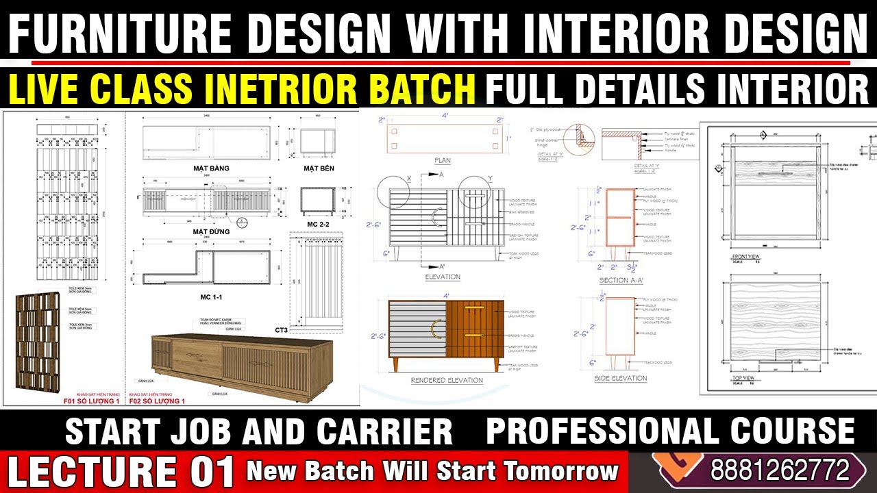 Live lecture 1 Furniture Design With Interior Design Like A ...