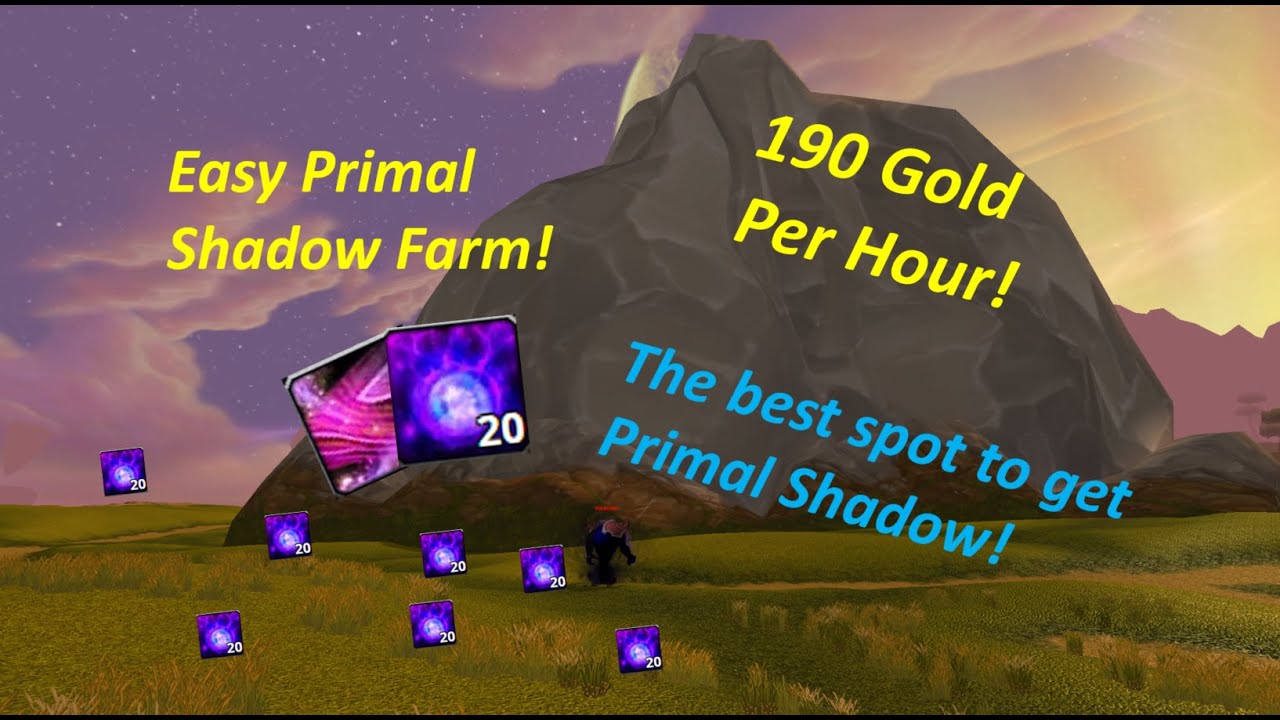 Farming 5 HOURS of PRIMAL SHADOW at Oshu'Gun in Nagrand! | WoW TBC ...