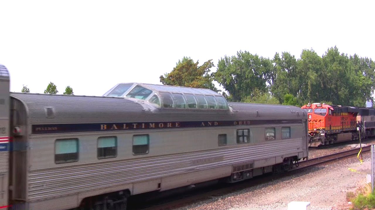 Amtrak, Freight Trains, and the Moonlight Dome in Seattle - YouTube