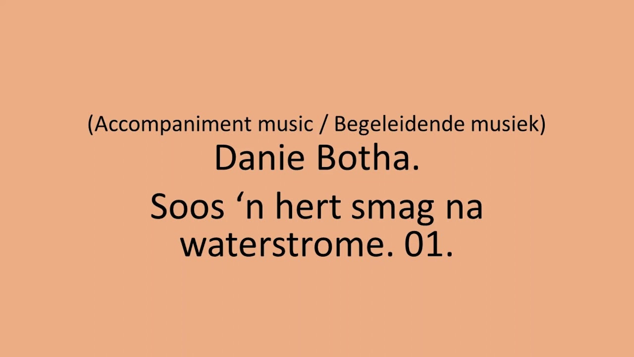 Begeleiding - Soos 'n hert smag na waterstrome. 01. - YouTube