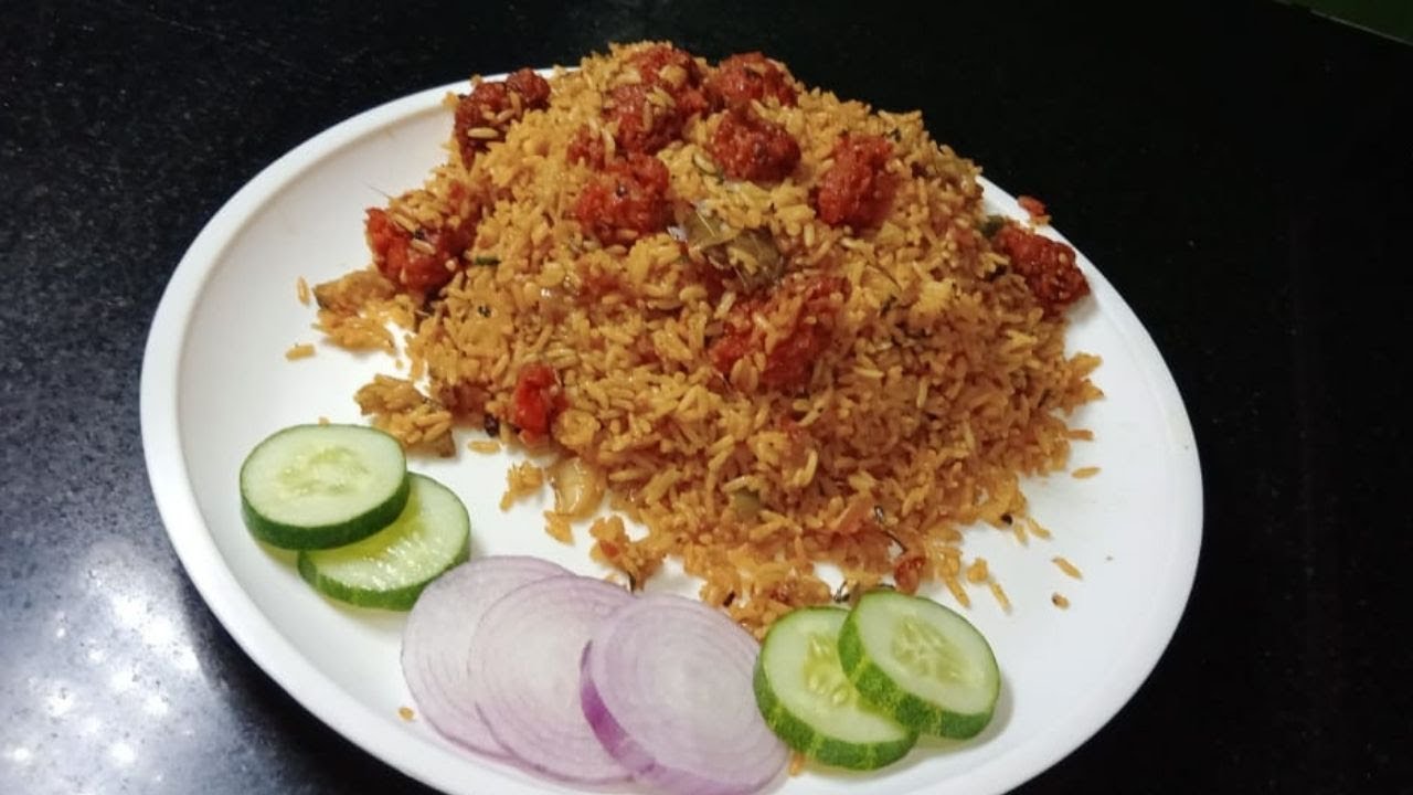 South Indian Style Gobi Rice Recipe - Easy And Tasty Gobi Recipe - YouTube