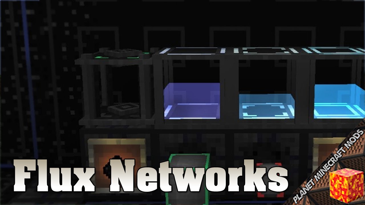 Flux Networks Mod 1.16.5/1.12.2/1.10.2 (Wireless Energy Networks) for Minecraft PC - YouTube