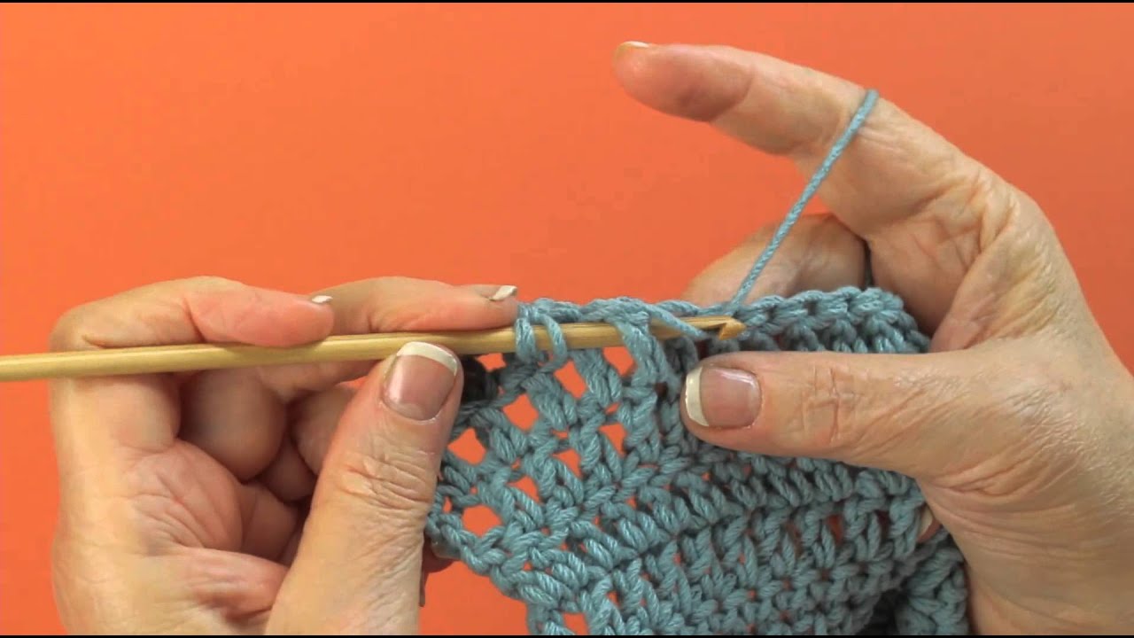 Front Post Hdc (Left Handed) Crochet Technique - YouTube