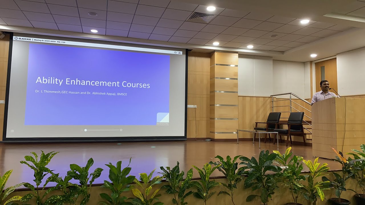 Ability Enhancement Courses - YouTube