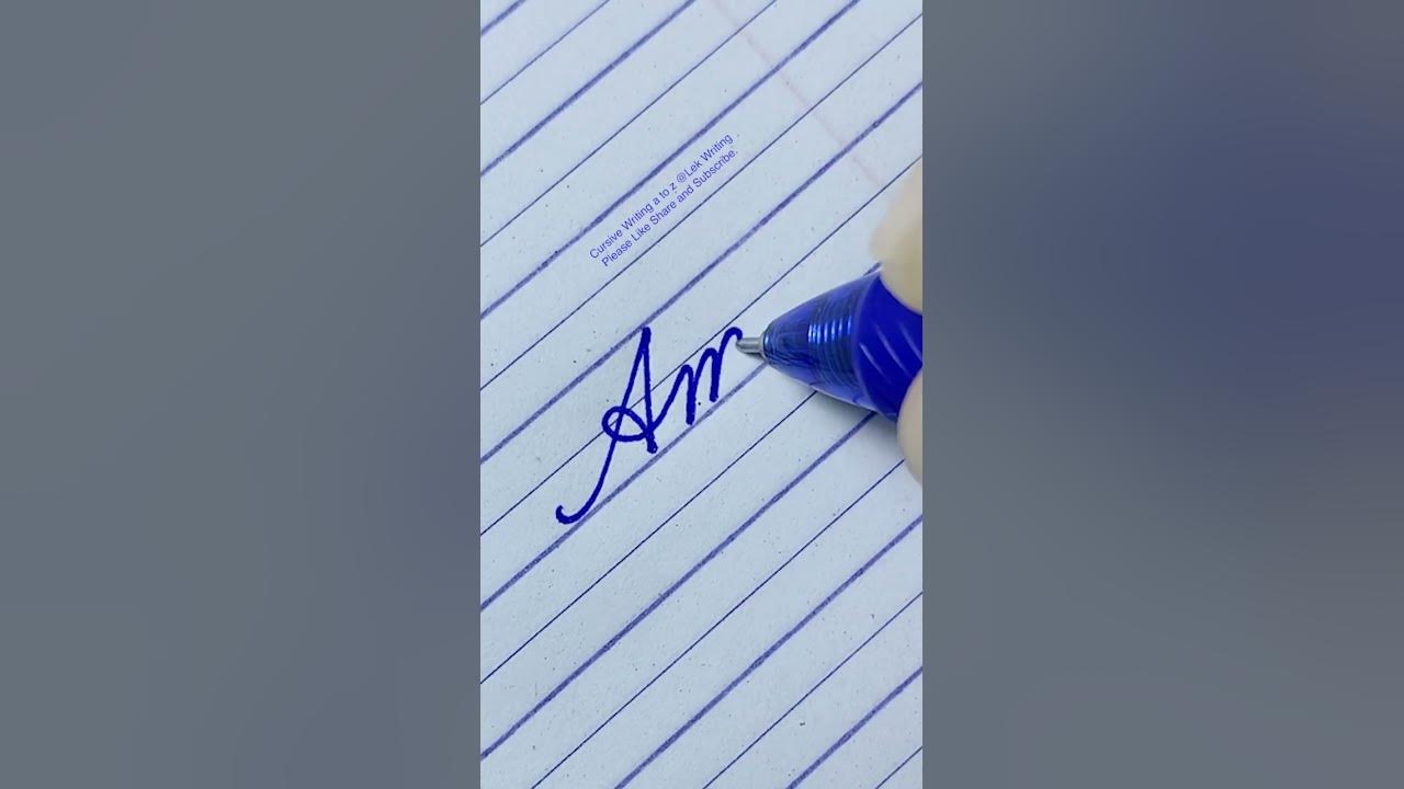 How to write “Amy” in cursive writing | Cursive writing words | Cursive ...