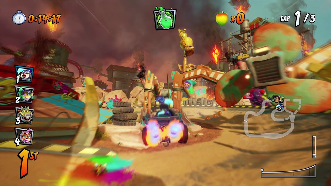 Crash Team Racing Nitro Fueled | Megamix Mania Gameplay - YouTube