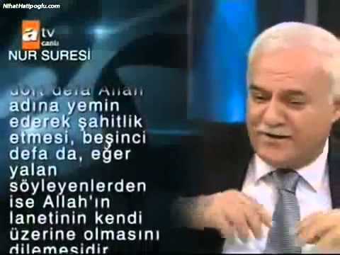 Nihat Hatipoğlu Zina Edenin Cezası Nedir