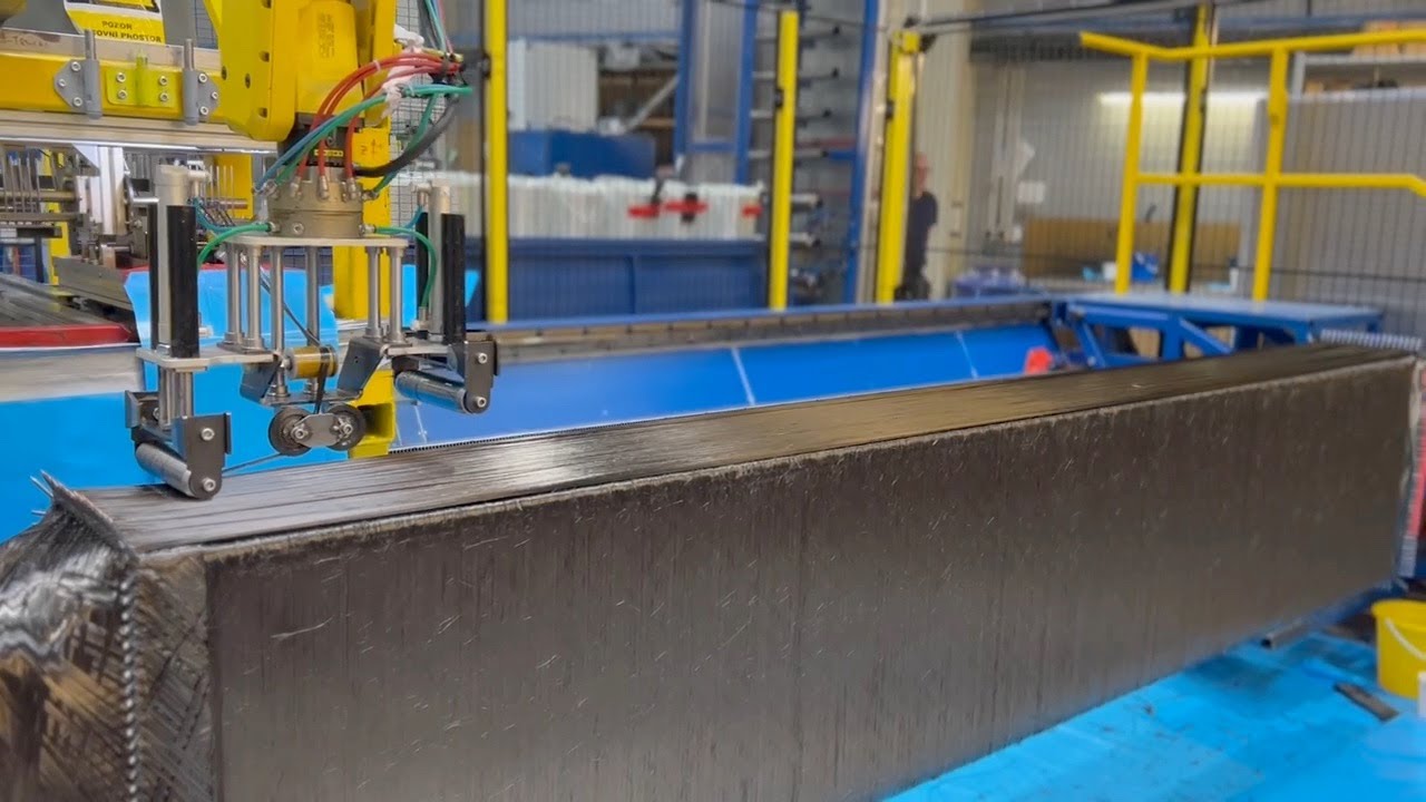 Axial fibre Beam winding - YouTube