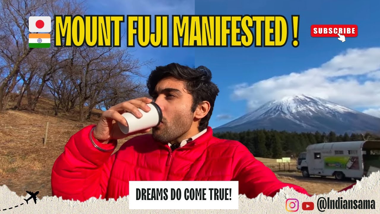 VLOG: Manifested Mt. Fuji || INDIAN IN JAPAN ||🌄 - YouTube