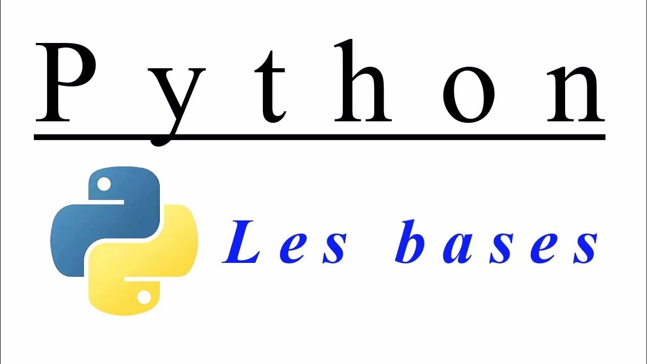 Les bases du langage python - YouTube
