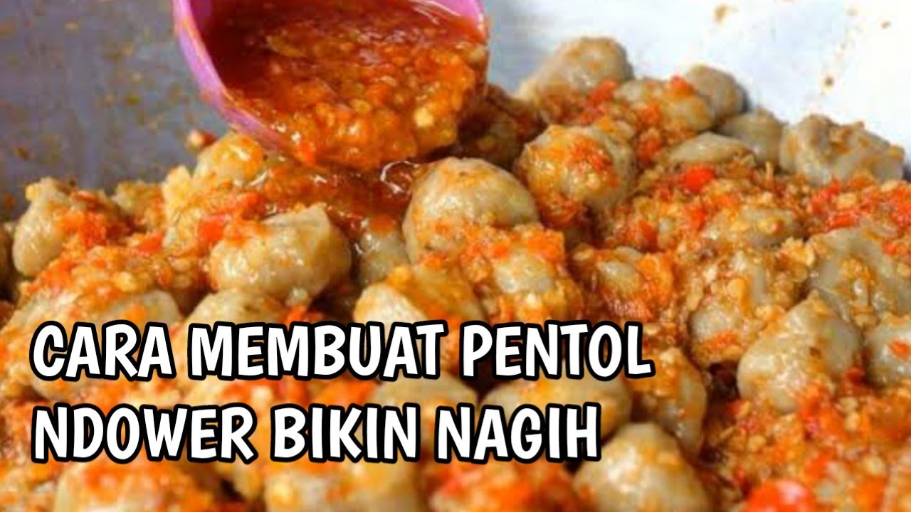 GAMPANG BANGET TERNYATA BUAT PENTOL NDOWER DAN RASANYA DIJAMIN MANTAP ...