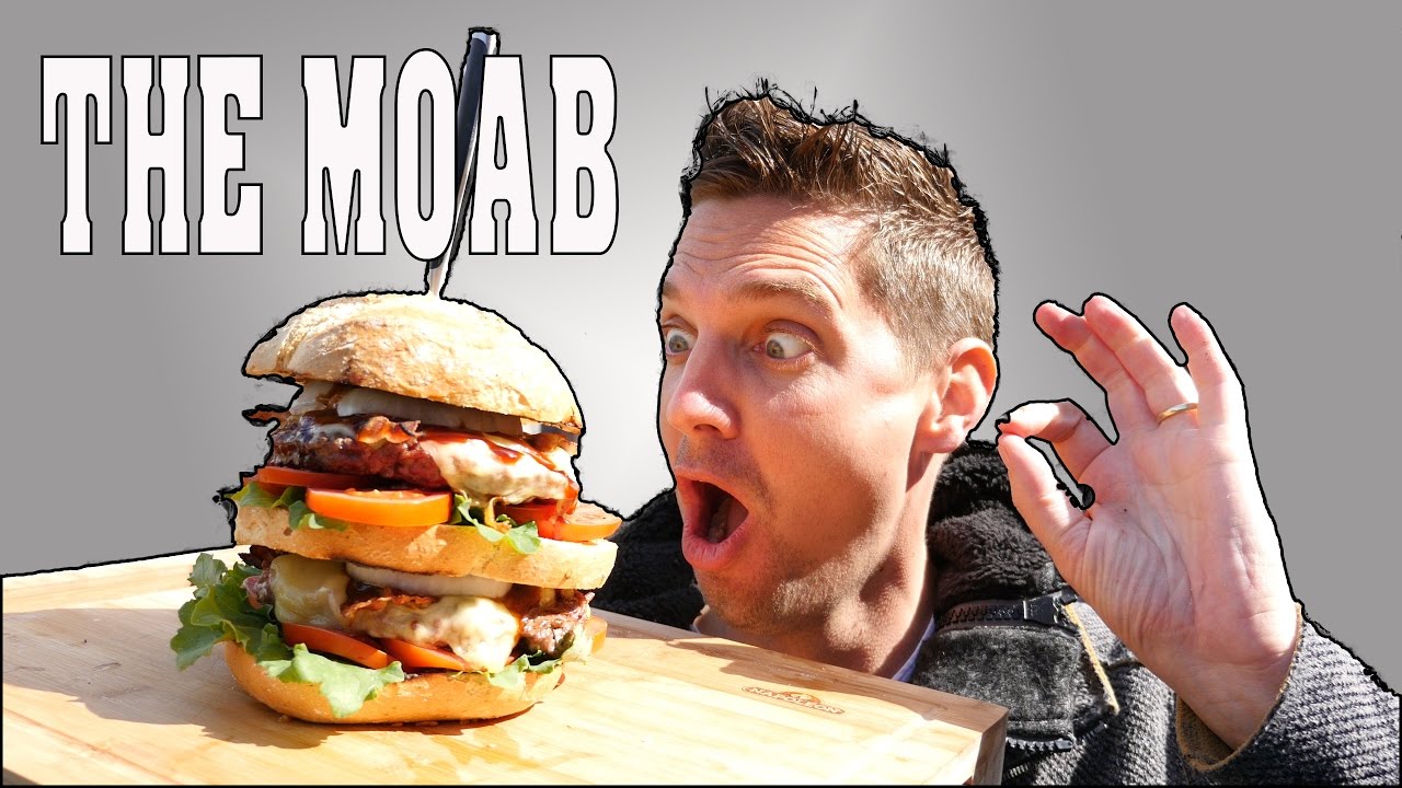 ** THE MOAB ** MOTHER OF ALL BURGERS!! - Perfect cheese burger - YouTube