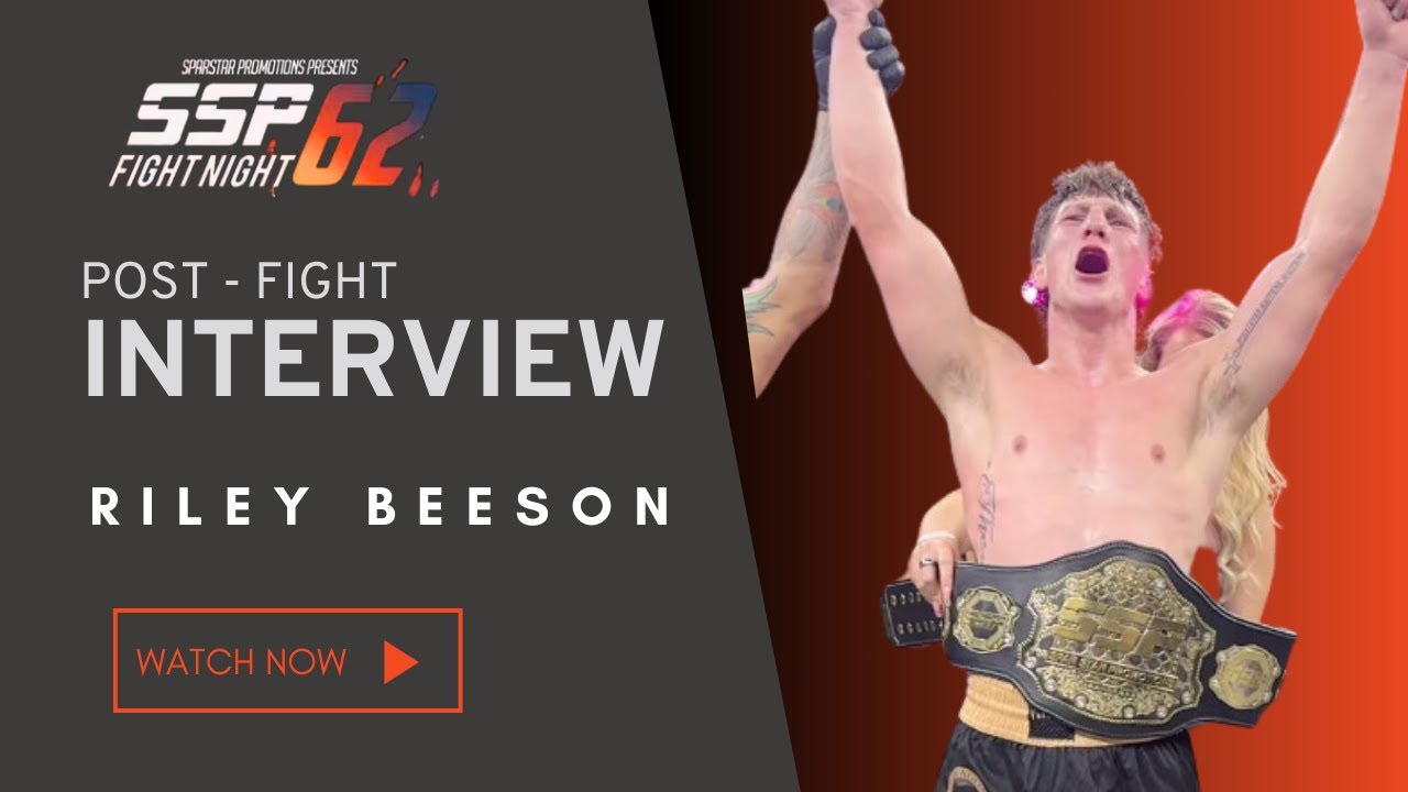 🥊 Post-Fight Interview with Riley Beeson at SparStar 62 | Showcasing ...