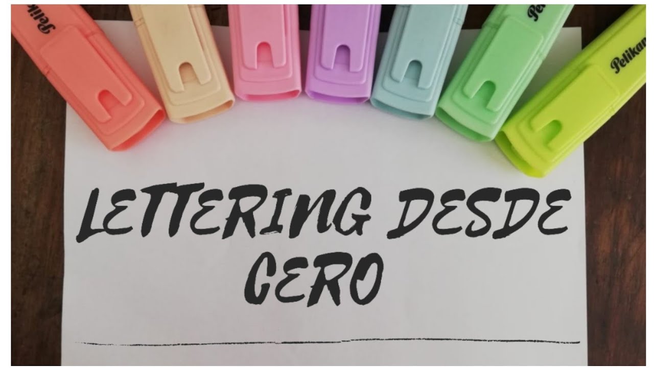 Lettering Paso a Paso - YouTube