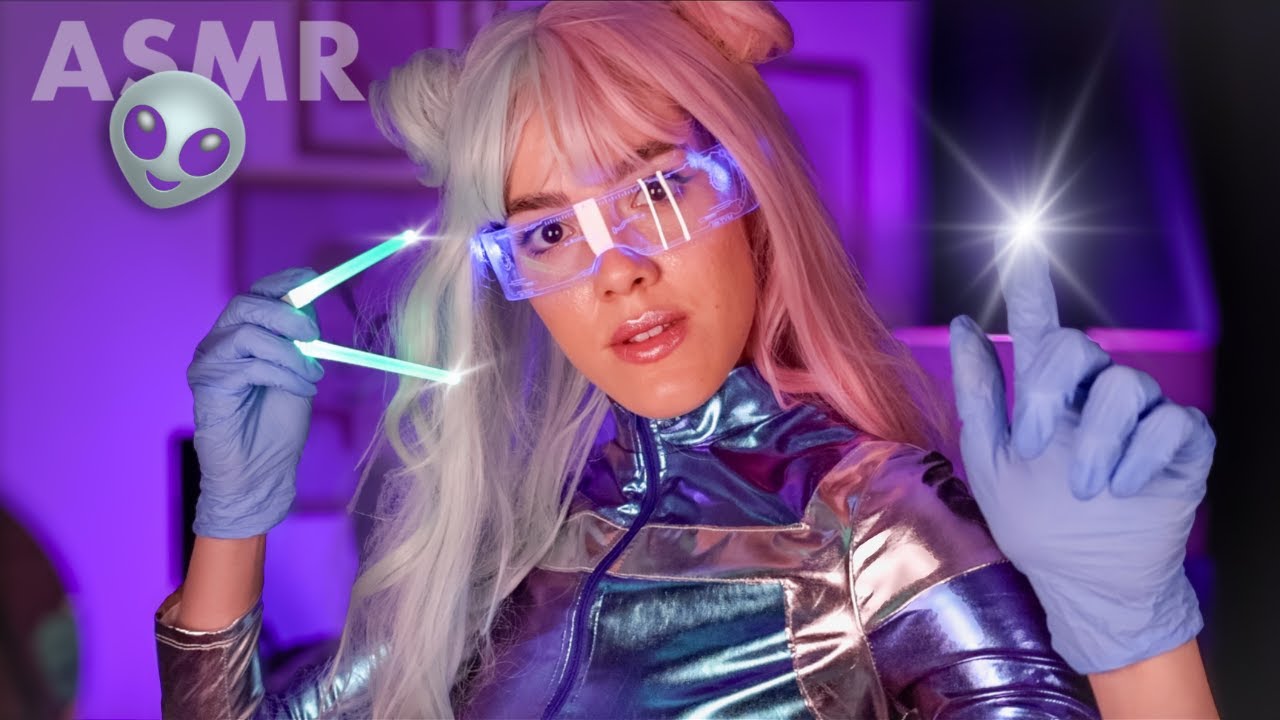 ASMR ALIEN EXAMINA SEU CORPO 👽 | Exame Médico e Exame dos Nervos ...