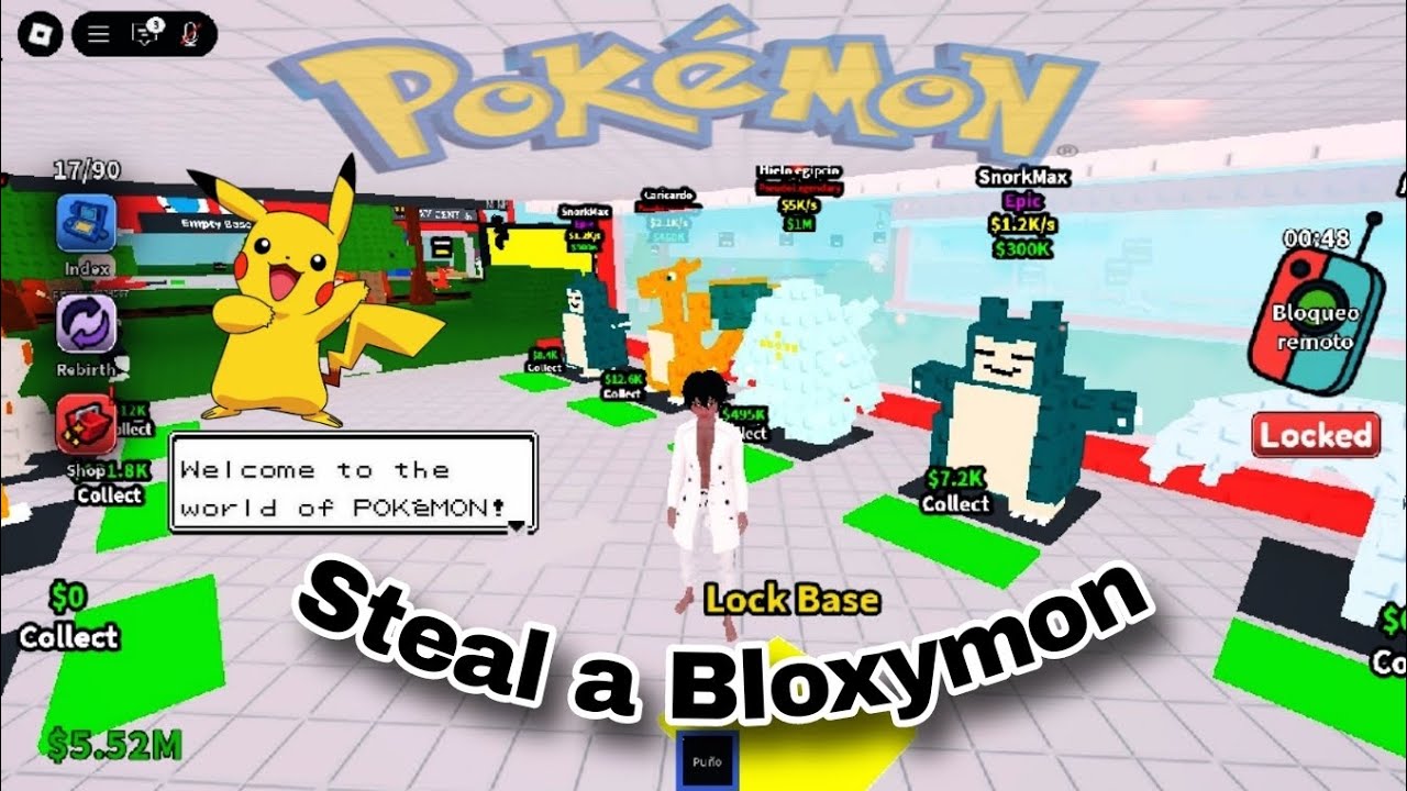 🔥Steal a Bloxymon 🍀 Mi primer Renacer😱 ReGalo Mis Mascotas en Pokémon🔥😱 ...