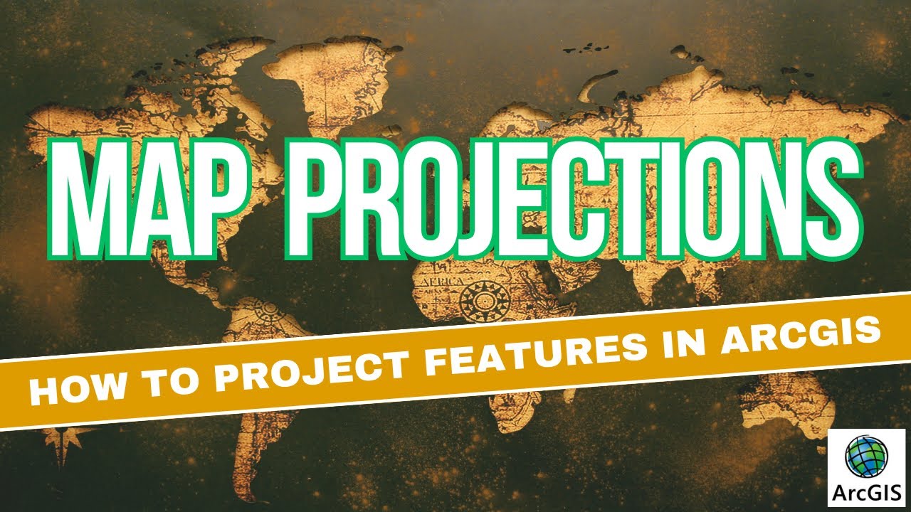 Map Projections | How to project features in ArcGIS | #gis - YouTube