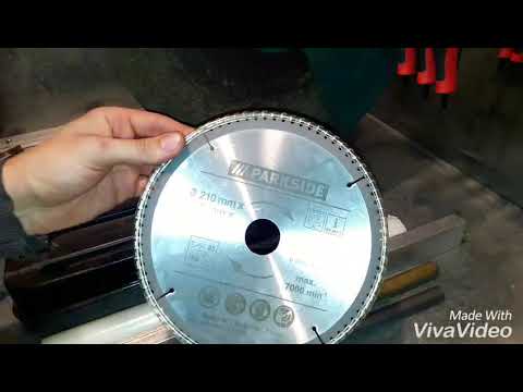 Parkside universal cutting disc test with Lidl Unboxing - YouTube