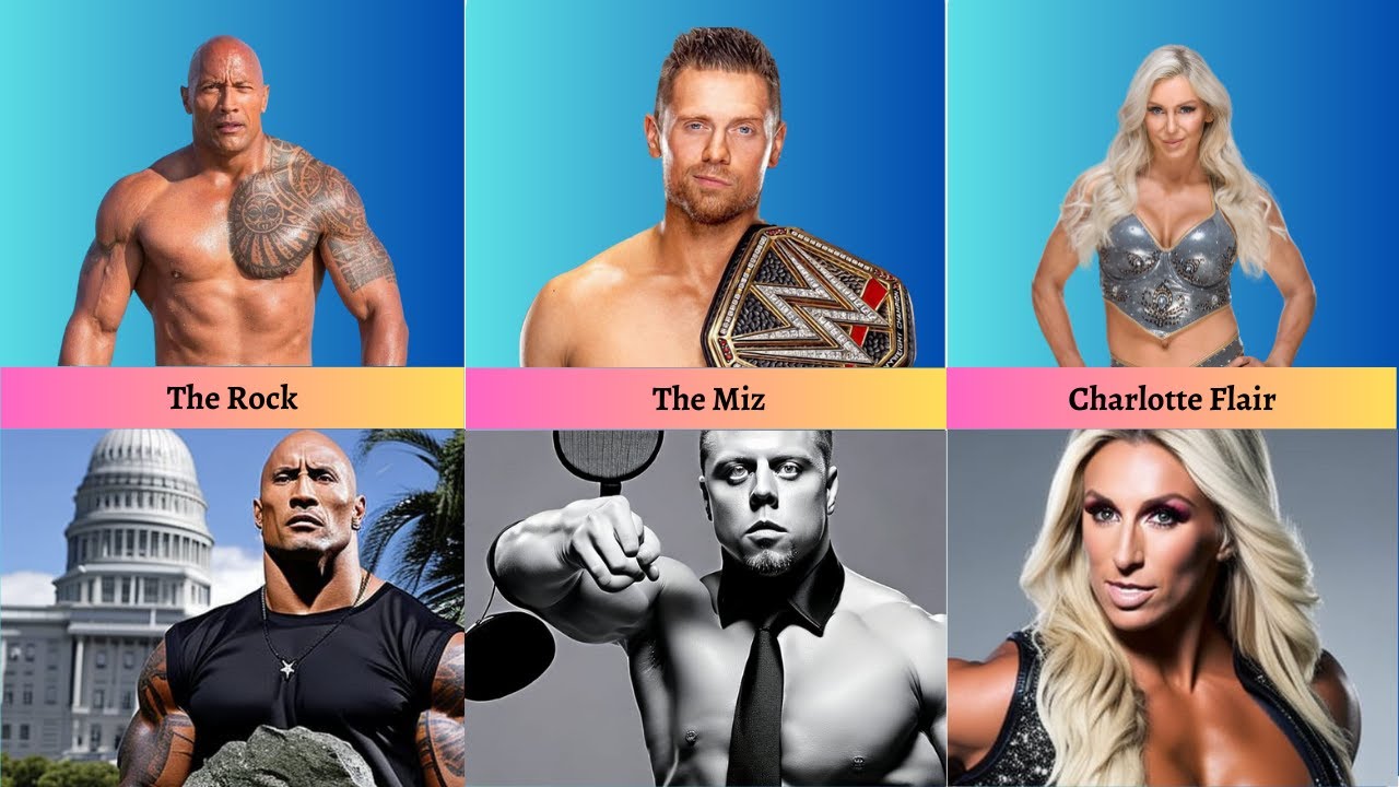 How To Draw WWE Players by Artificial Intelligence - Comparison - YouTube
