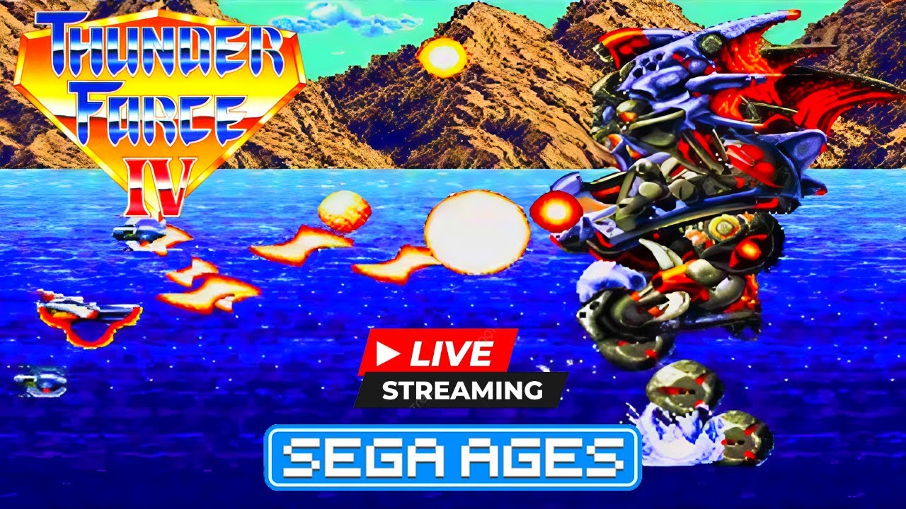 Classic SEGA Shoot ‘Em Up Action! THUNDERFORCE IV On Megadrive! - YouTube