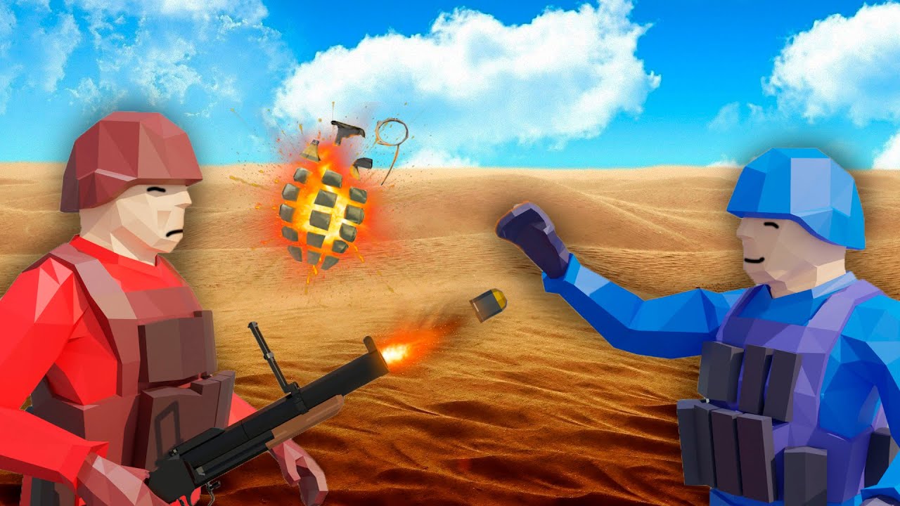 Crazy Battle on Grenade Launchers and Grenades at Ravenfield | 500 Bots ...