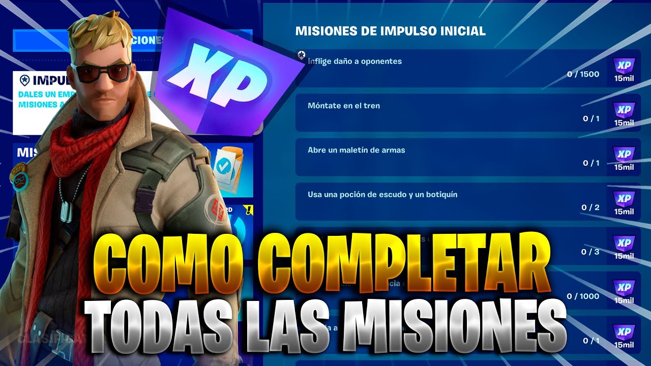 COMO COMPLETAR TODAS LAS MISIONES DE IMPULSO INICIAL EN LA TEMPORADA 1 ...