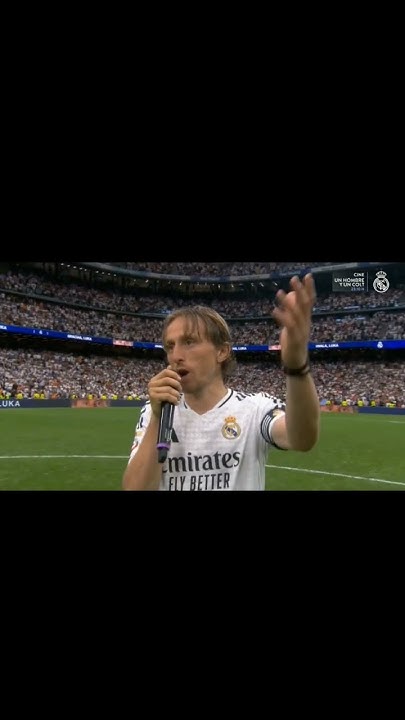 "No llores porque se terminó, sonrie porque sucedió "Luka Modrić - YouTube