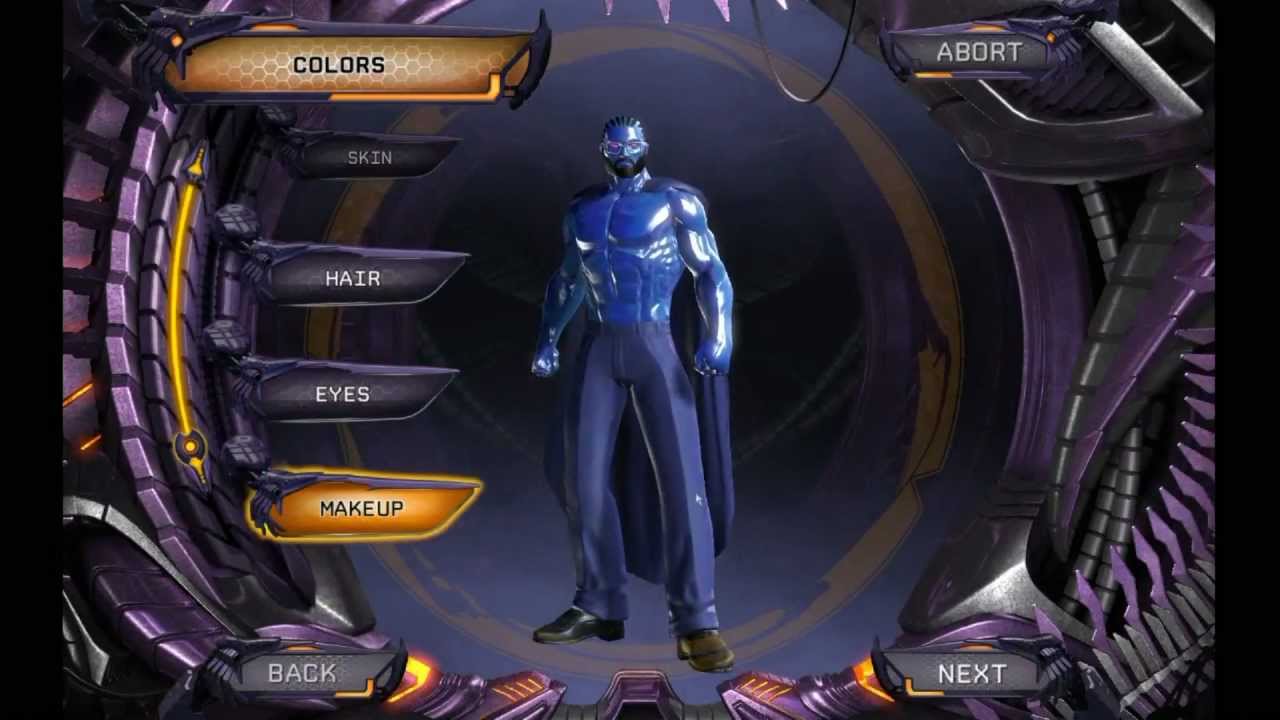 DCUO : Build a superhero - YouTube