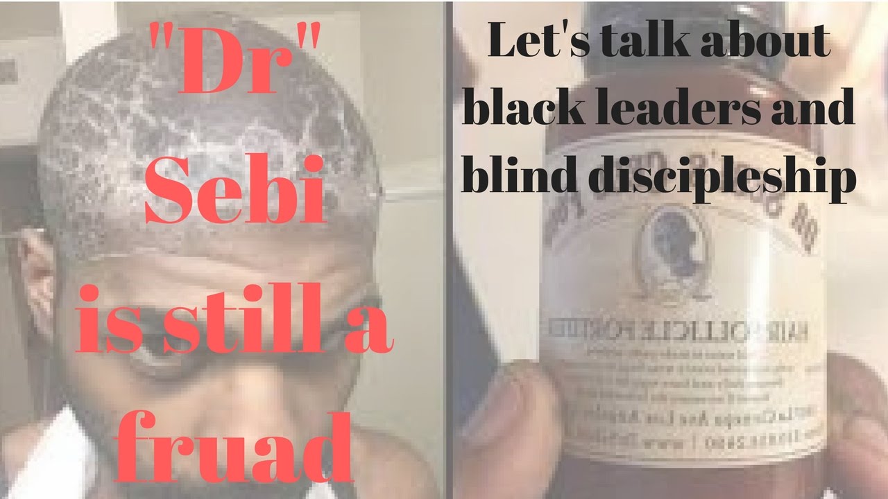 Rant: Sebi is still a fraud| black discipleship| why can't we question ...