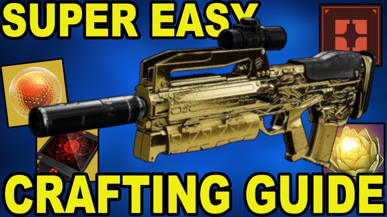 HOW TO CRAFT Weapons In Destiny 2 2023(UPDATED & SUPER EASY) - YouTube
