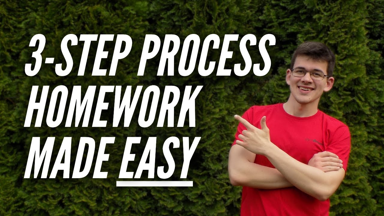 Do This 3-Step Process To Finish ALL Homework! - YouTube