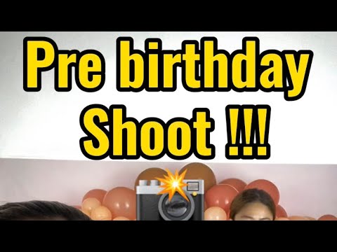 PRE BIRTHDAY PHOTO SHOOT BOHO SET- UP || LD Multimedia - YouTube
