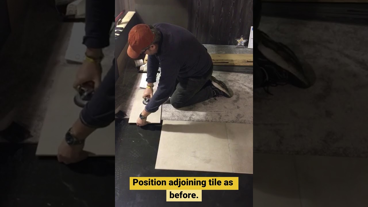 Fitting Reinforced Ceramic Tiles on Ezy-Install Underlay - Fast, Clean ...