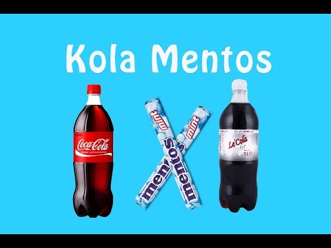 Gayzer Tüp- Mentos ile Kola Deneyi  LeCola VS Coca Cola