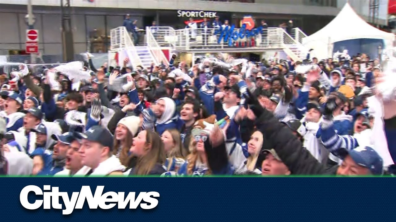 Fan reaction after Leafs game one loss - YouTube