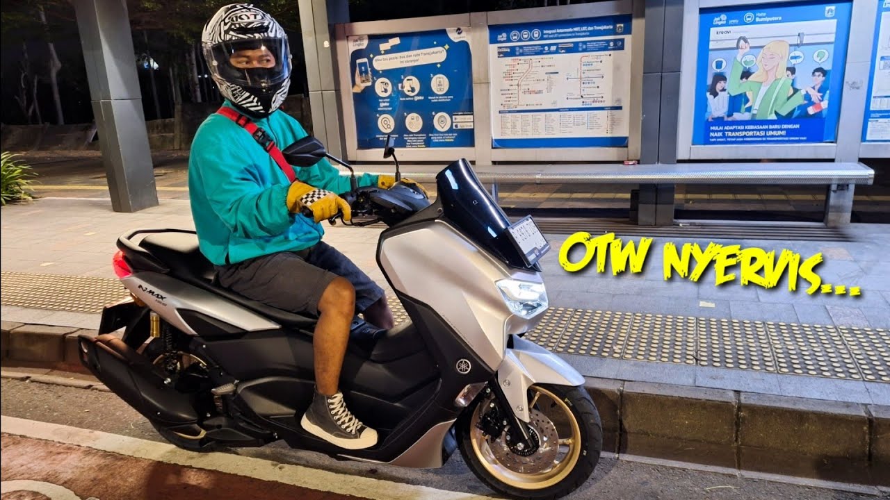 SERVICE PERTAMA SI NMAX SILVER - YouTube