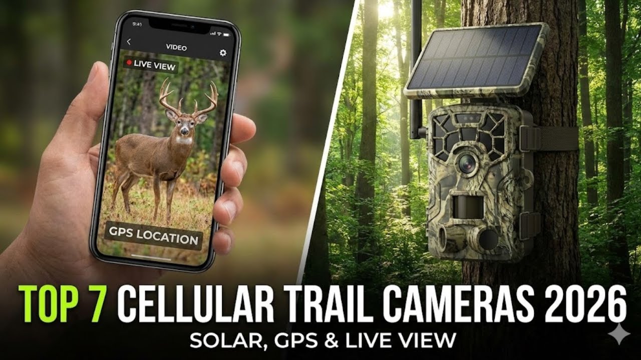 Top 7 Best Cellular Trail Cameras in 2026 (Live View, Solar & GPS ...