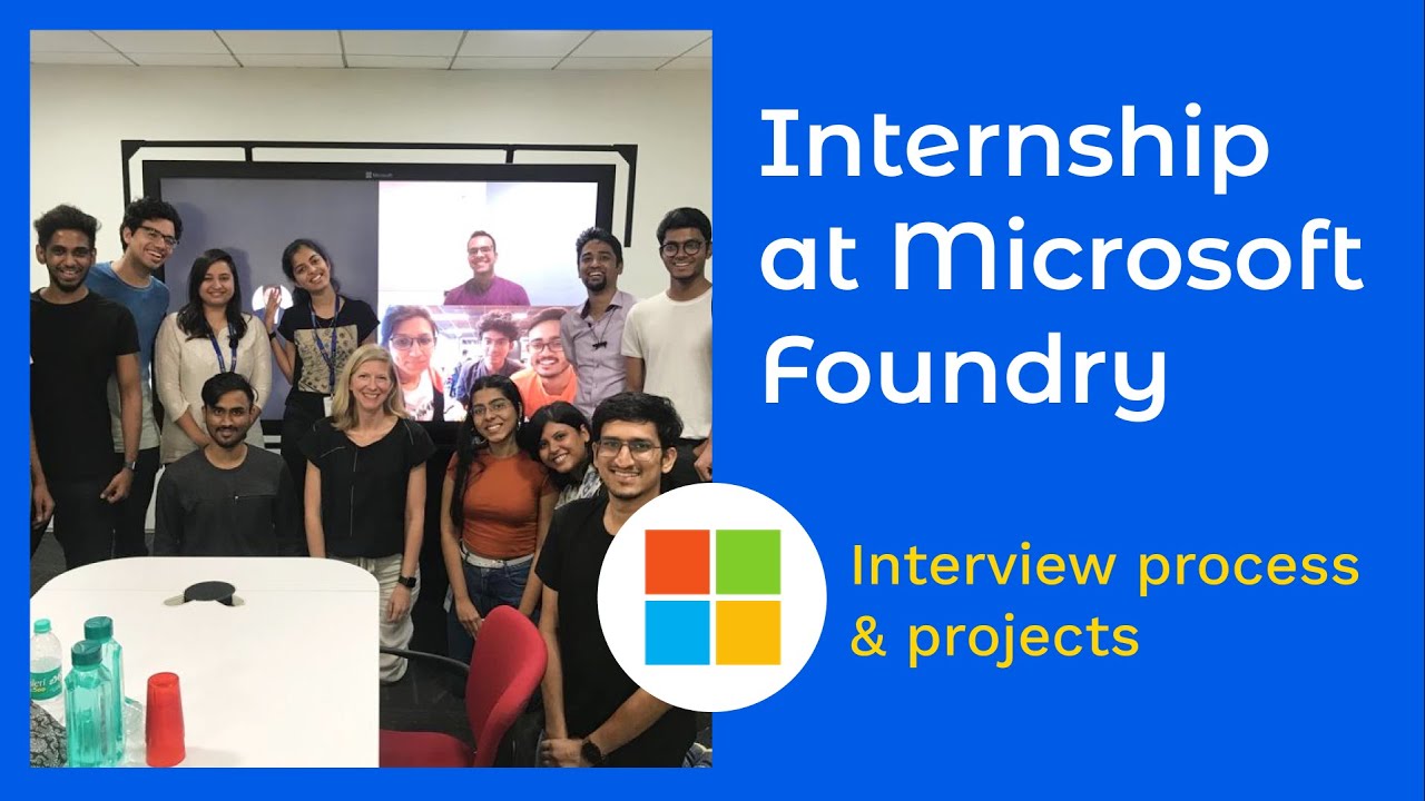 Internship at Microsoft Foundry – Whiteboard.fm Clips - YouTube