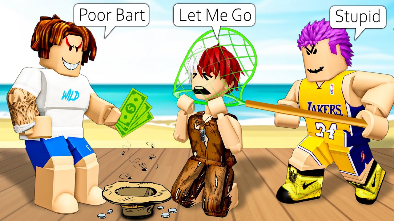 ROBLOX Brookhaven 🏡RP - FUNNY MOMENTS: Poor Bart Becomes A Youtuber ...