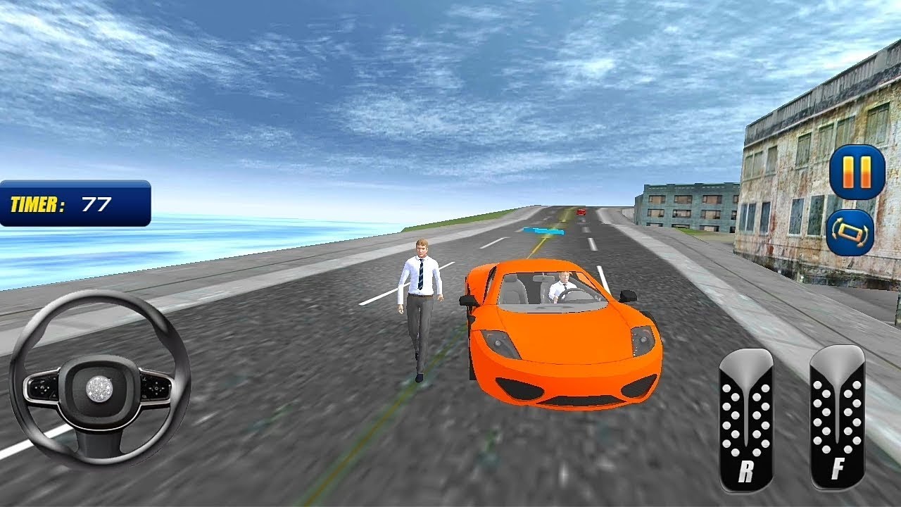 Car Taxi Road Runner Pick and Drop game || Car Taxi Racing game || Car ...