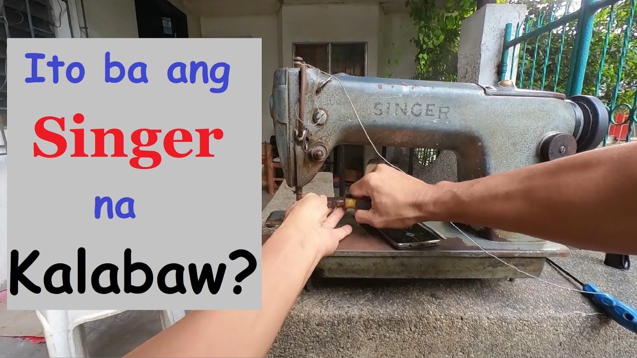 Singer Old Model Basic Repair. For Upholstery Setup. - YouTube