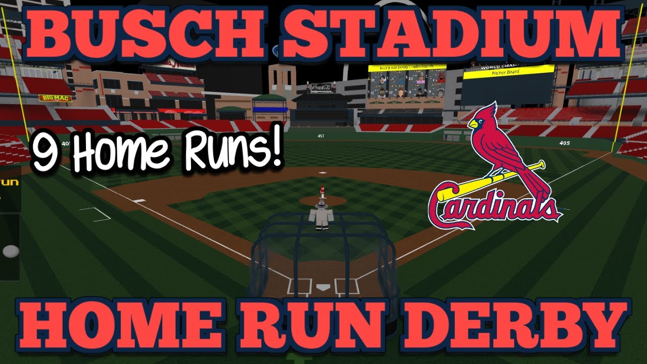 St. Louis Cardinals Stadium Home Run Derby | HCBB - Roblox - YouTube