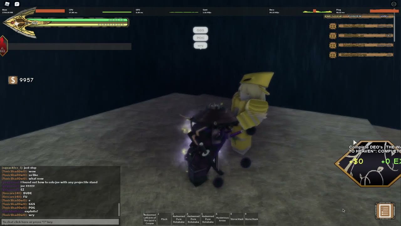 [YBA] Getting Shiny R63 TWOH - YouTube