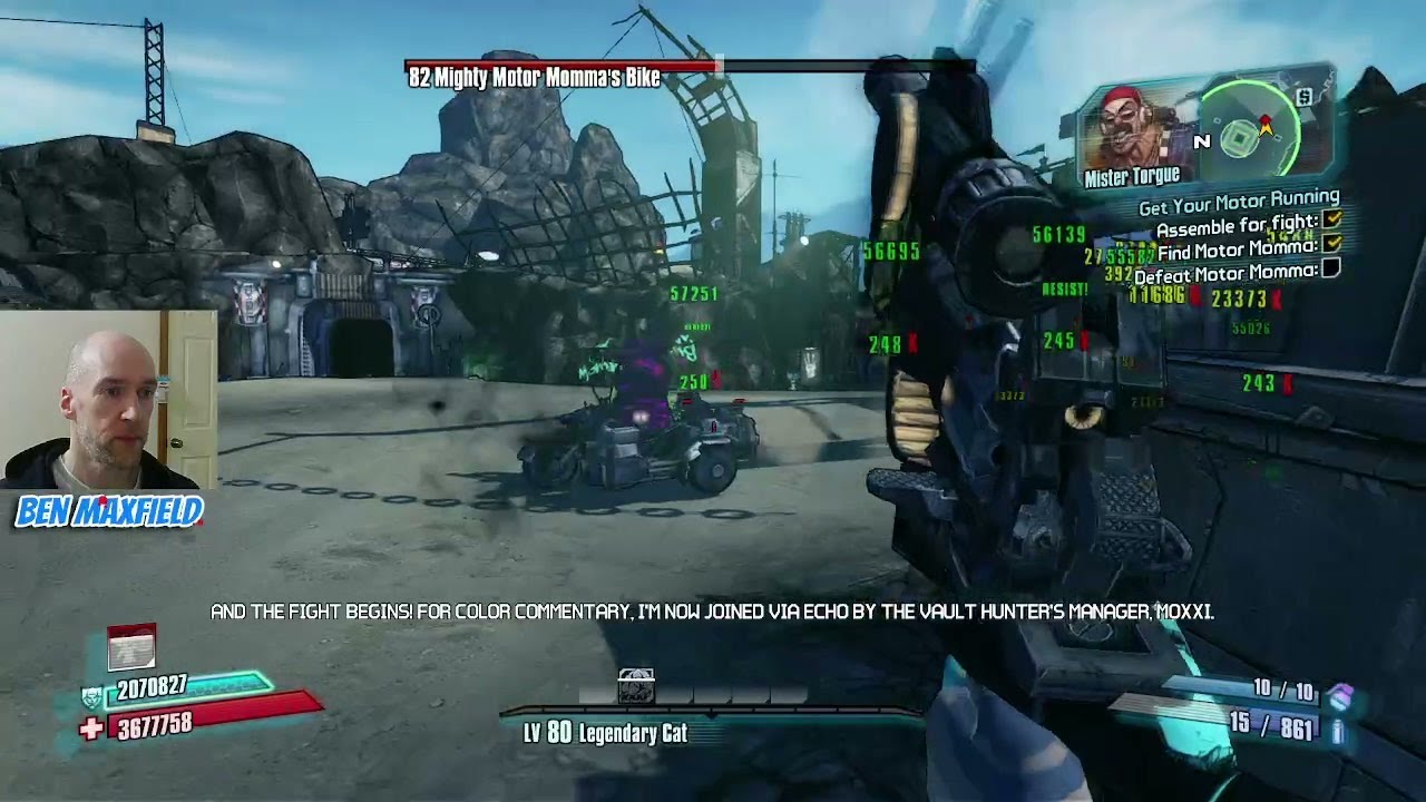 Maya OP7 Cat Build Defeats Motor Momma With the Harold in Mr Torgue's ...