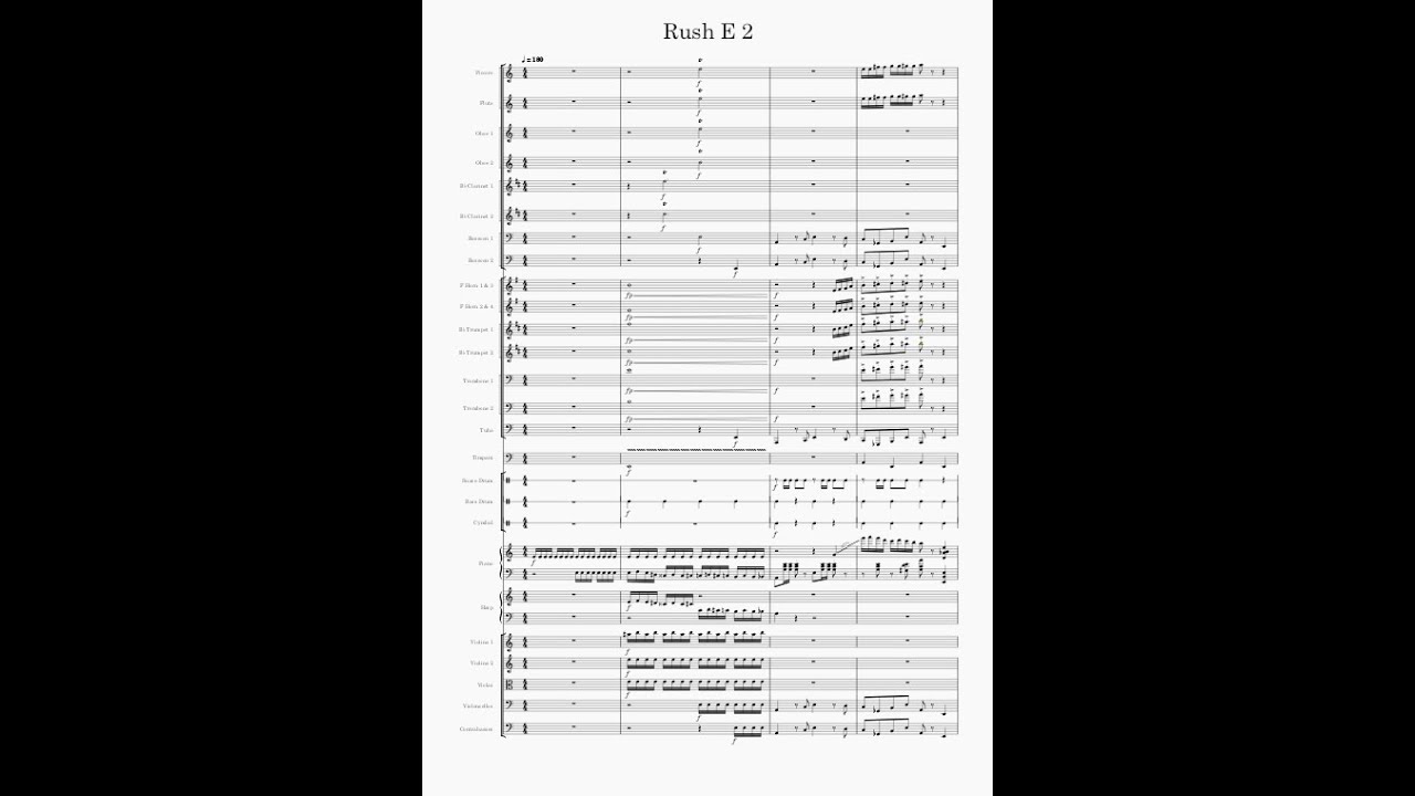 Rush E 2 オーケストラ風アレンジ/arranged for Orchestra - YouTube