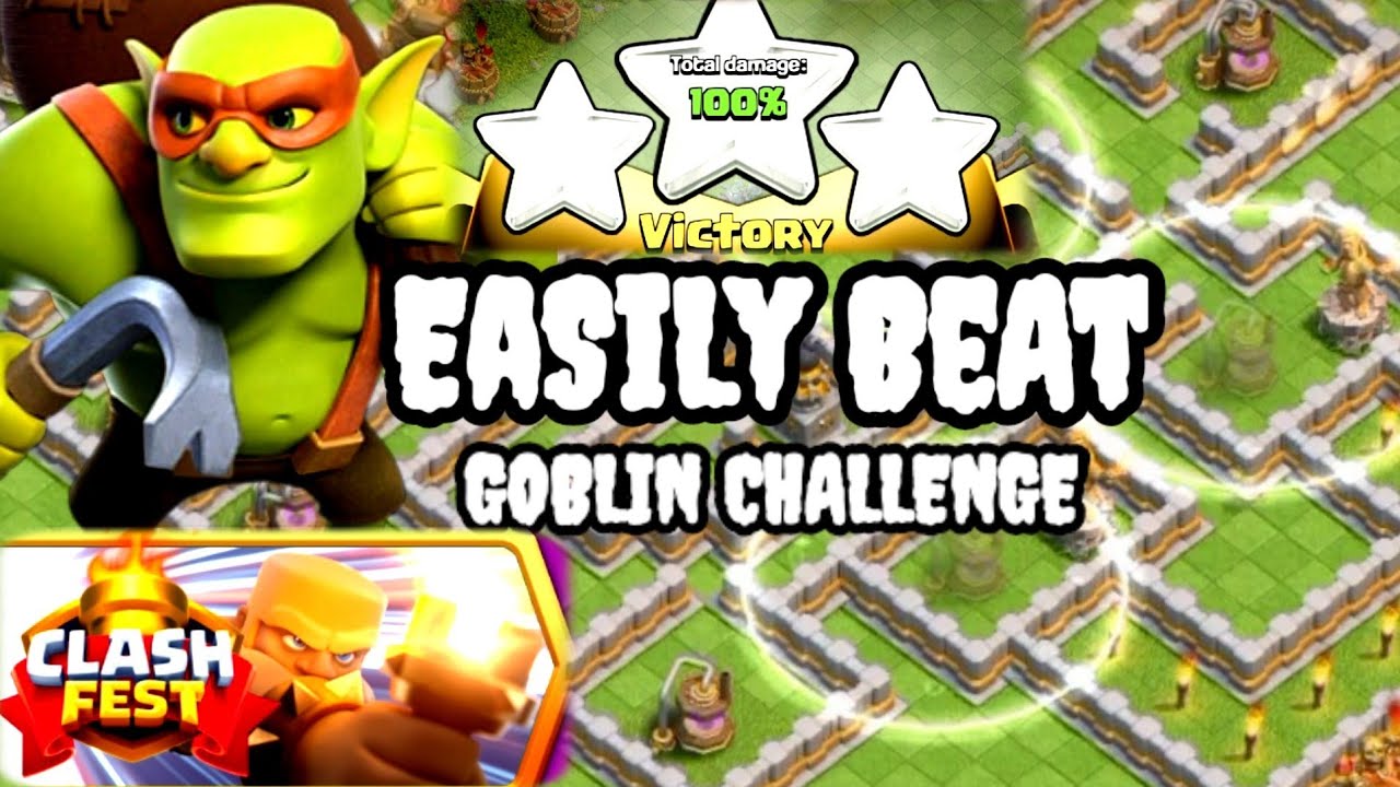 How To Beat Goblin Maze Challenge ( Clash Of Clans) - YouTube
