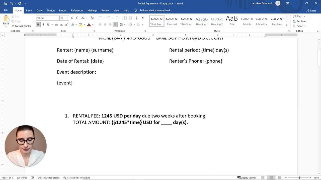 How to create Document Templates for Automation - YouTube