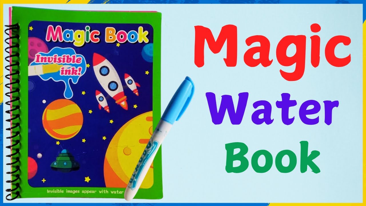 Magic Water Book | Repeatable Painting | Magic Book | Children's Magic ...