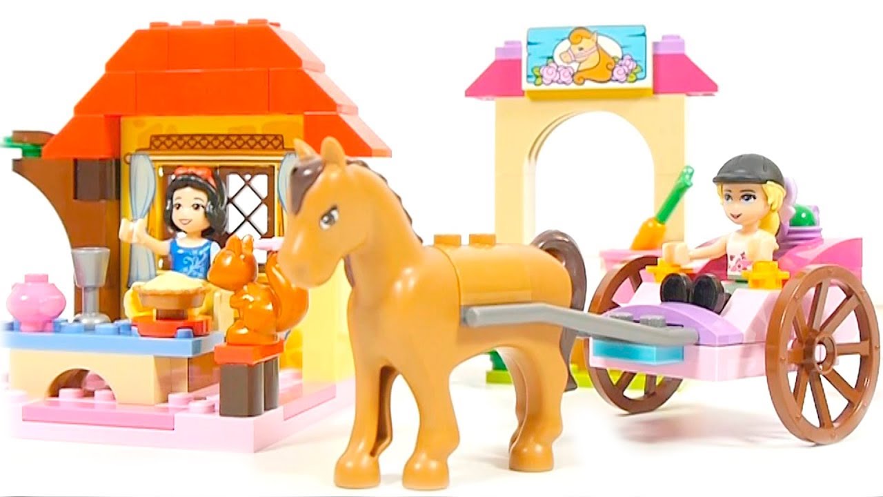 Lego Juniors Disney 10738 Snow Whites Forrest Cottage & Lego Friends ...
