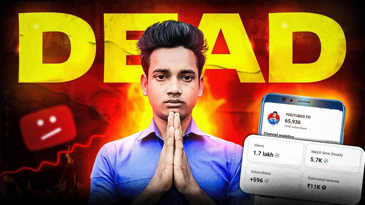 Why did my channel with 75K Subscribers go DEAD ? - YouTube